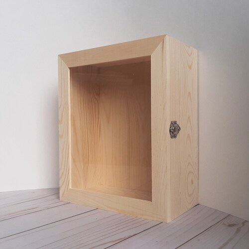 Extra Deep Large Wooden Shadow Box Frame With Glass Memories - Etsy Canada