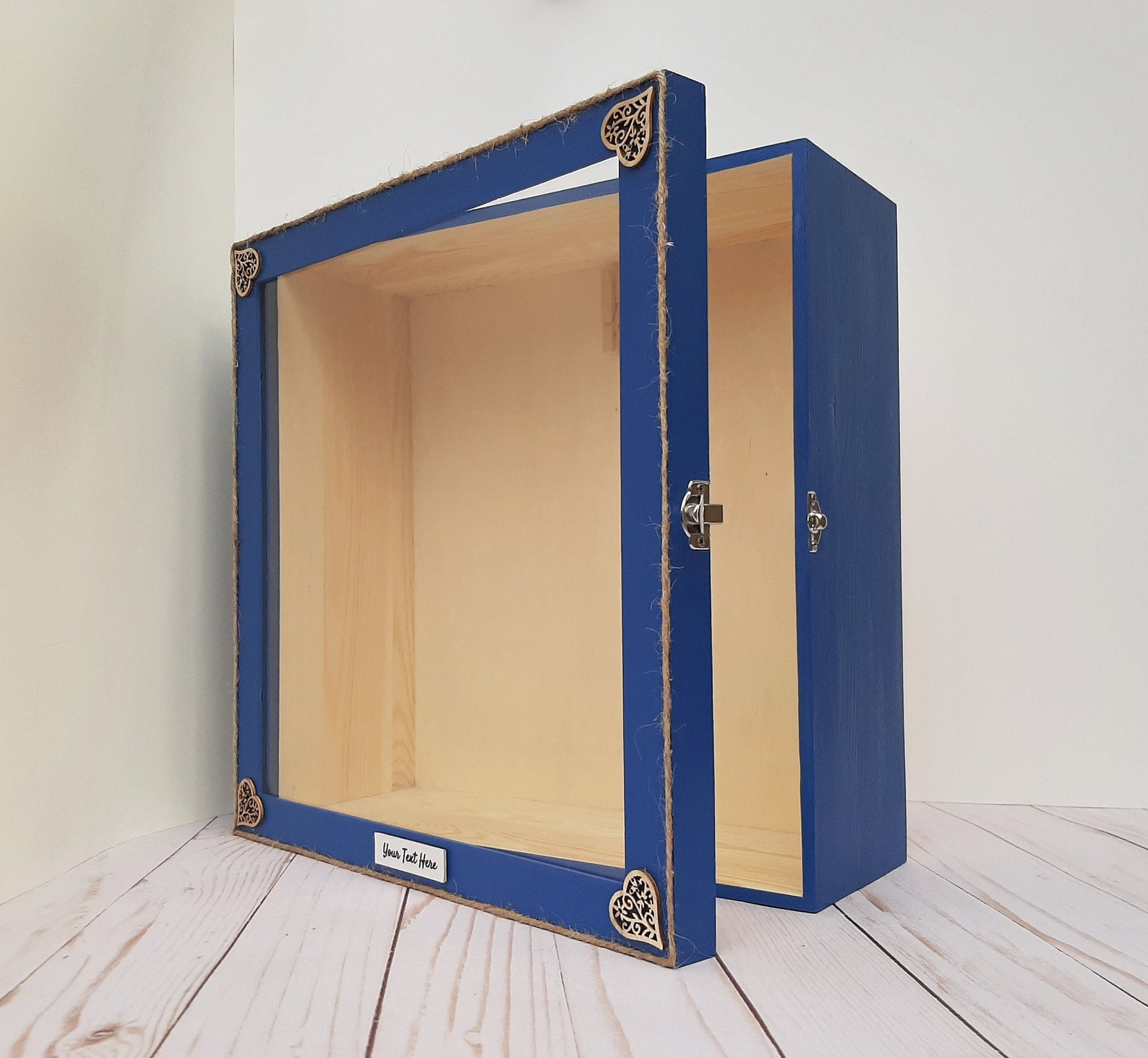 Large Extra Deep Wooden Personalized Shadow Box Frame With - Etsy Canada