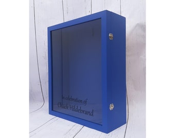 Large Extra Deep Shadow Box Frame Glass Memories Box Wood - Etsy