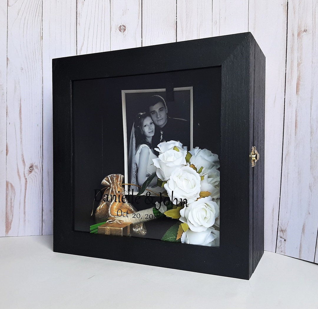 Extra Deep Empty Wooden Personalized Shadow Box Frame Glass, Display ...