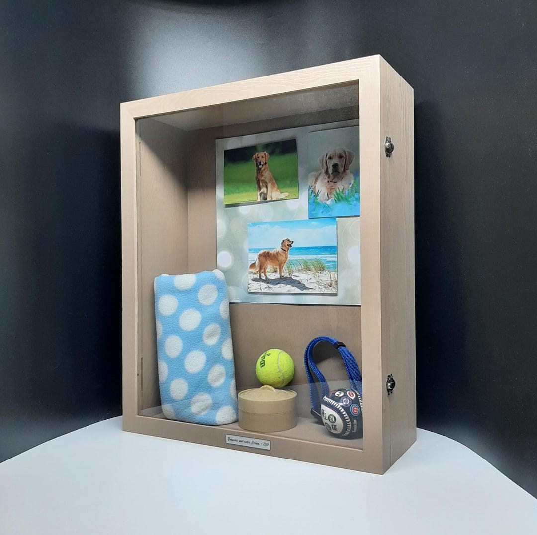 Large Extra Deep Shadow Box Frame Glass, Memory Keepsake Box ...