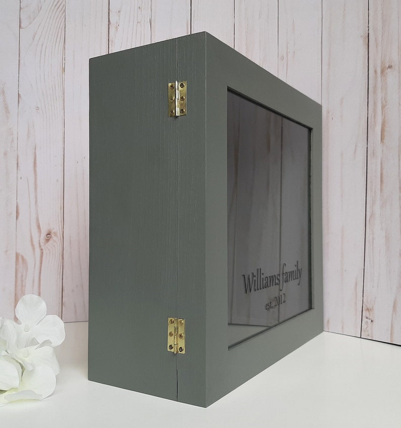 Extra Deep Empty Wooden Personalized 12x12 Shadow Box Frame Glass ...