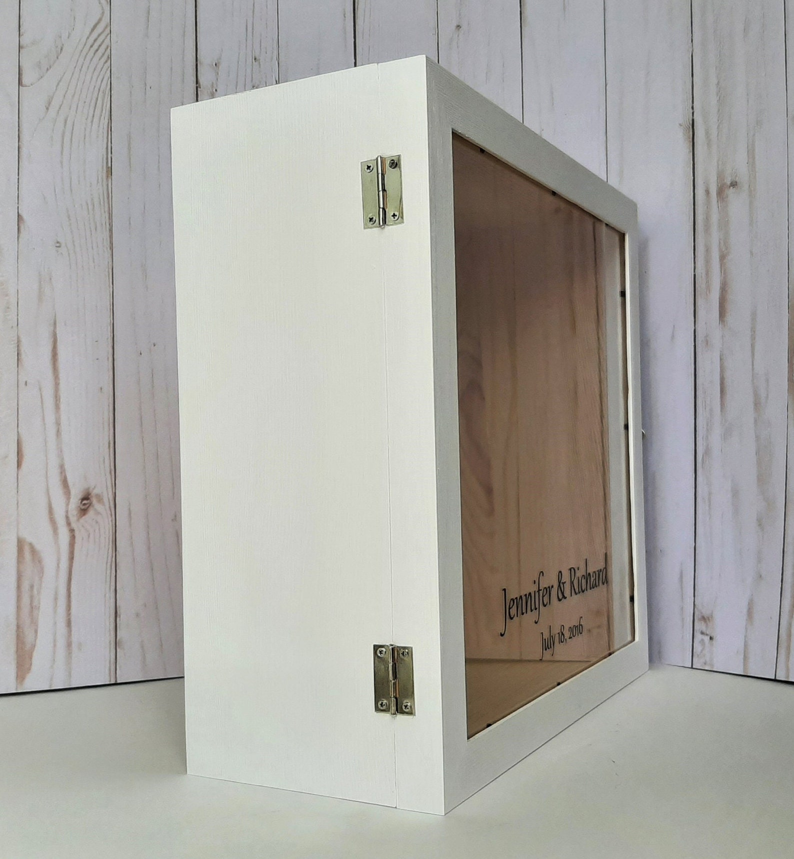 Large Extra Deep Wooden Personalized Shadow Box Frame Glass - Etsy