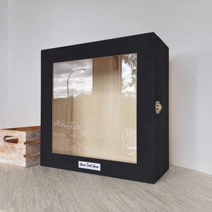 Deep Front Opening 12x12 Shadow Box Frame With Glass, Display Case ...