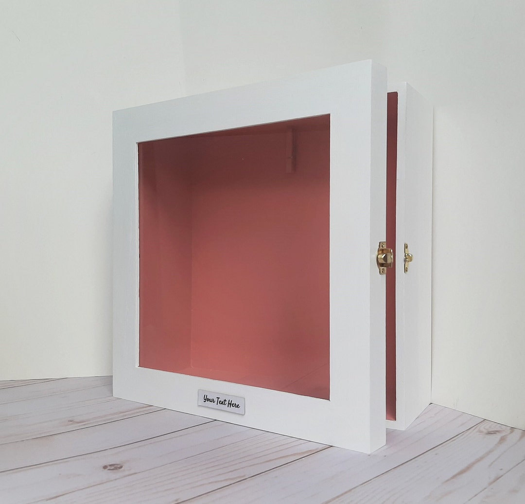 Extra Deep Empty Wood Personalized Shadow Box Frame Glass - Etsy