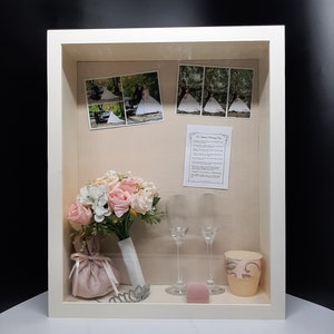 Large Extra Deep Shadow Box Frame With Glass, Memory Box, Display Case ...