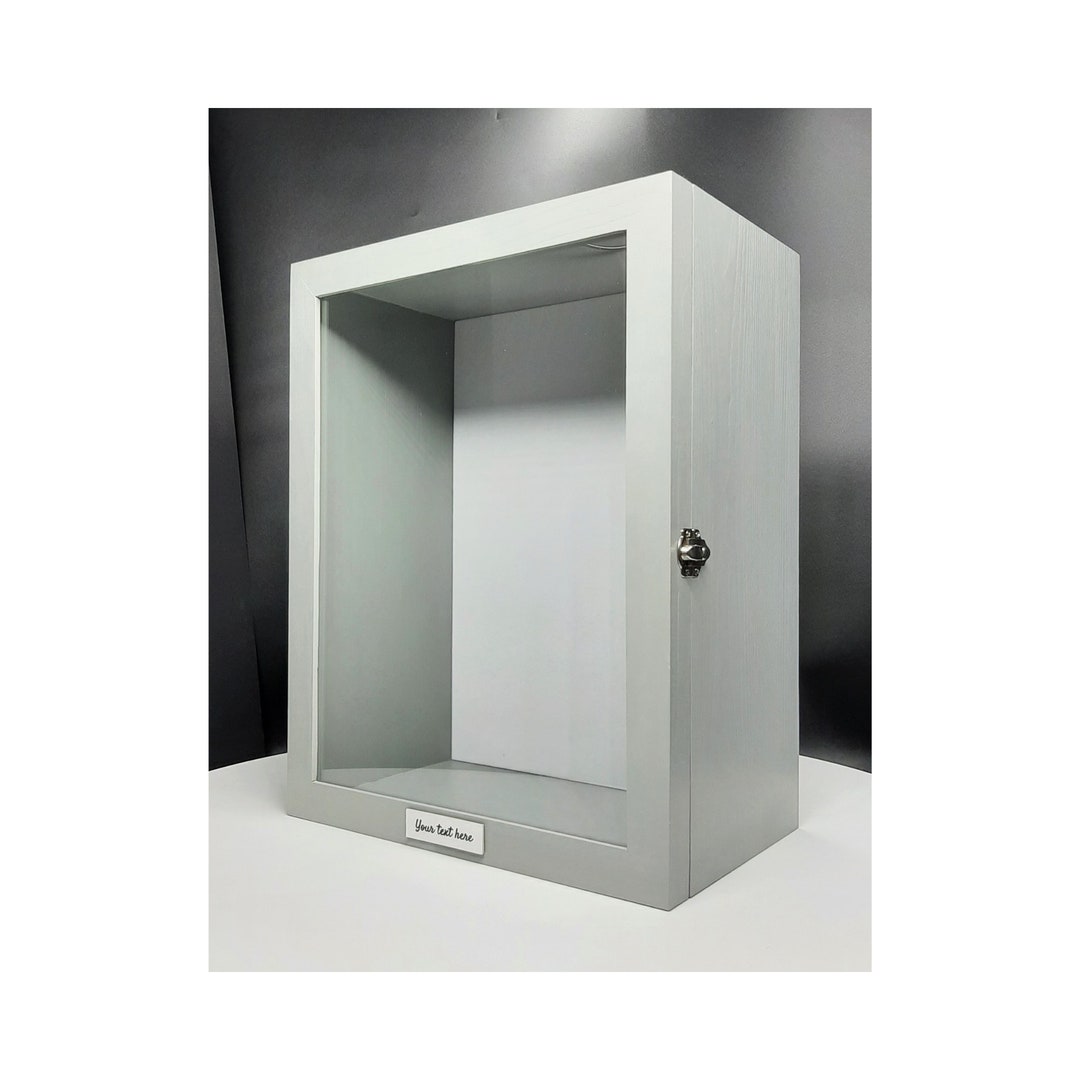 11x14 Extra Deep Shadow Box Frame Glass, Marriage Keepsake Display Case ...