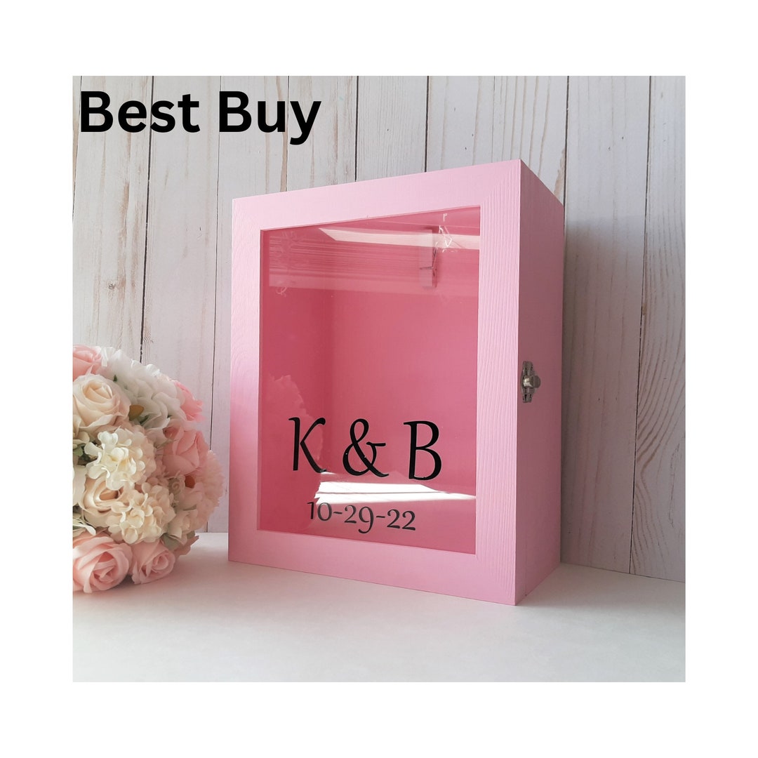 8x10 Extra Deep Wooden Shadow Box Frame With Glass Door Display Case