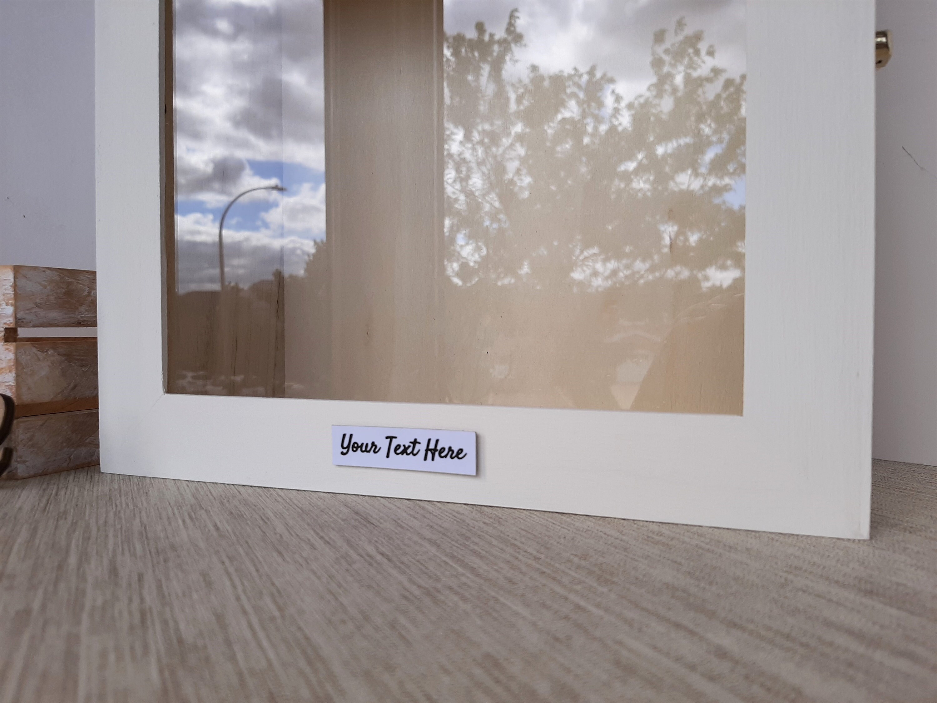 Deep Shadow Box Frame Memories Box Turquoise Home | Etsy