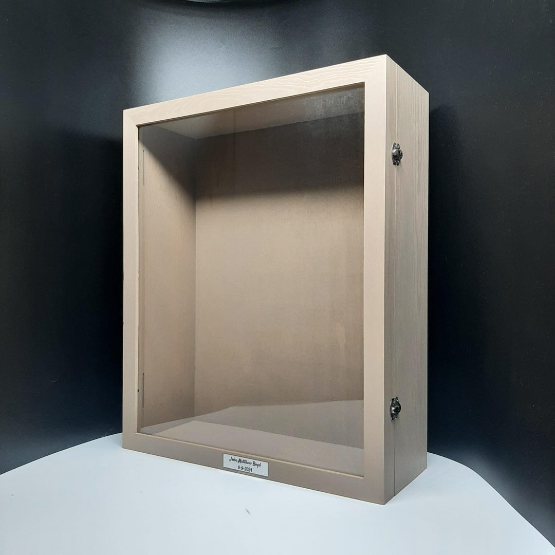 Large Extra Deep Shadow Box Frame Glass, Memory Box Wood, New Apartment ...