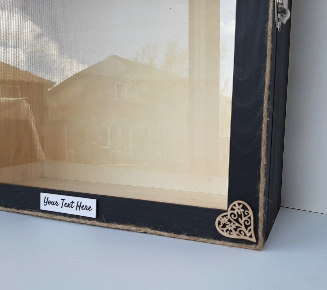 Large Extra Deep Empty Wooden Personalized Shadow Box Frame - Etsy