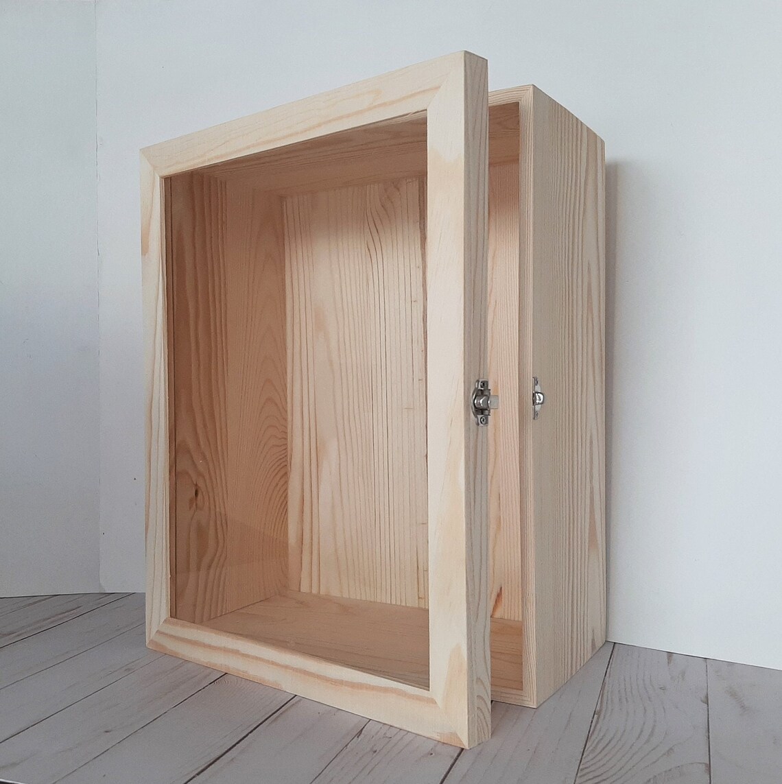 Extra Deep Large Wooden Shadow Box Frame With Glass Memories - Etsy Canada