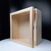 Large Extra Deep Shadow Box Frame Glass, Wooden Memory Box, Living Room ...