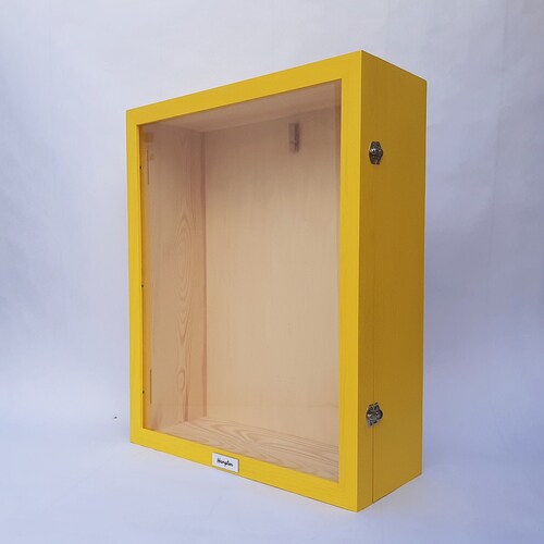 Extra Deep Large Wooden Shadow Box Frame With Glass Memories - Etsy