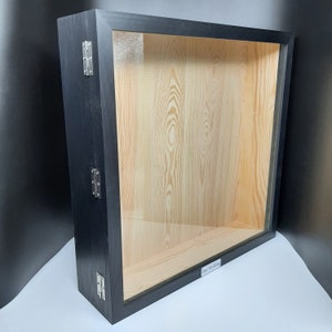 24x24x4 Extra Large Shadow Box Frame Glass, Memories Box Wood, Living ...