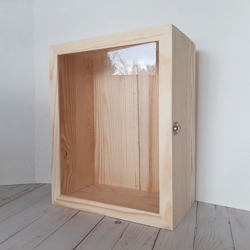 Extra Deep Large Wooden Shadow Box Frame With Glass Memories - Etsy