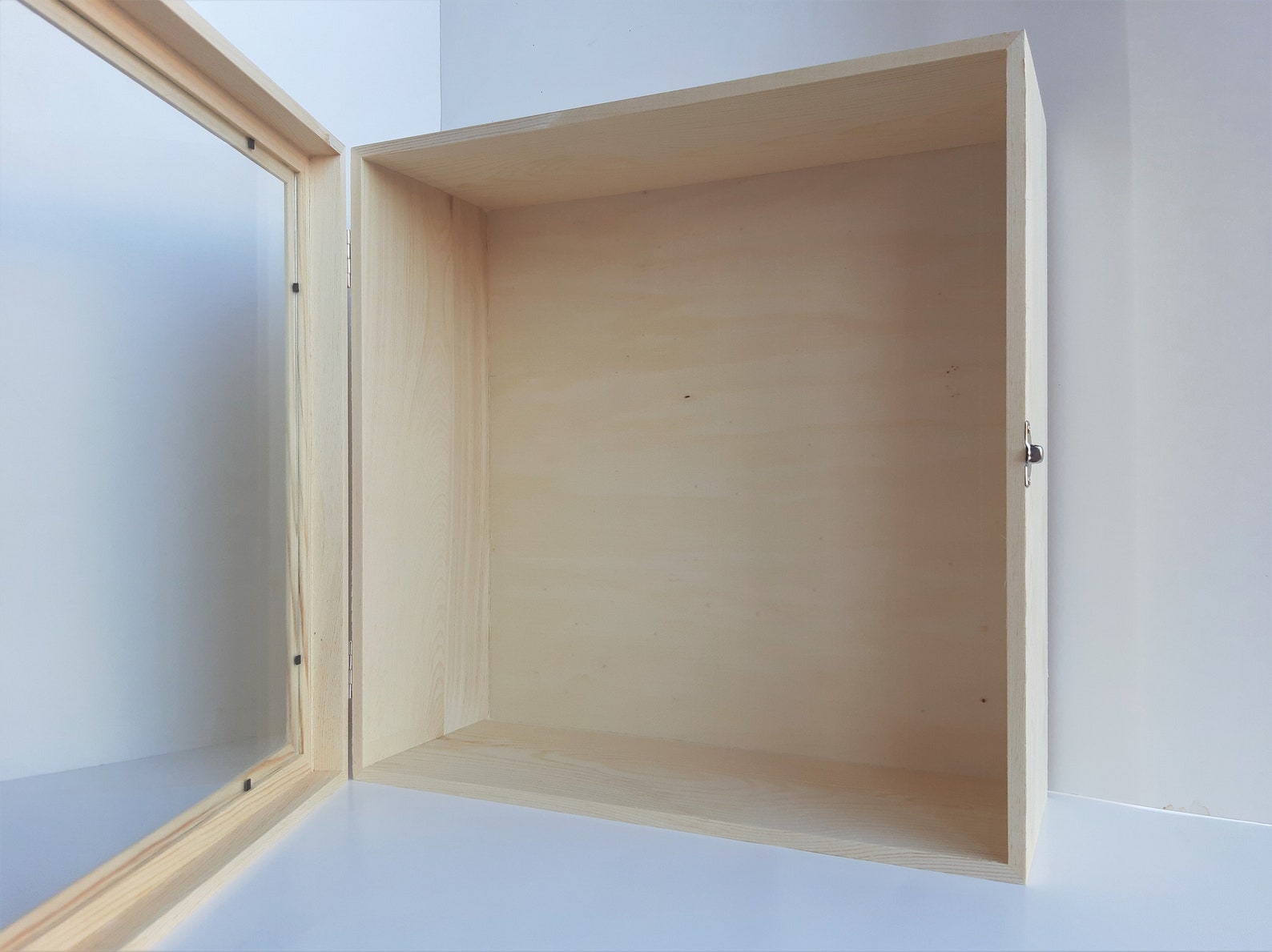 Empty Large Extra Deep Wooden Shadow Box Frame With Glass - Etsy