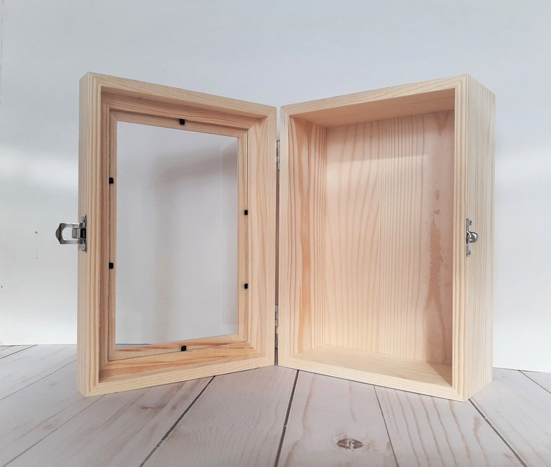 Deep Wooden Shadow Box Frame Memories Box Picture Frame for - Etsy