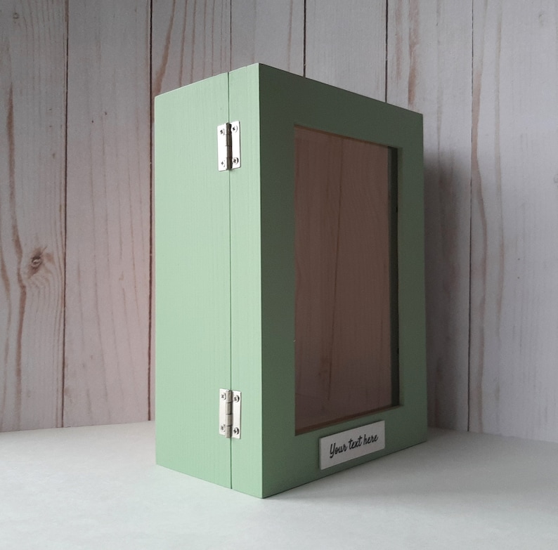 Small Shadow Box Frame With Glass Wood Memory Box Picture - Etsy Canada