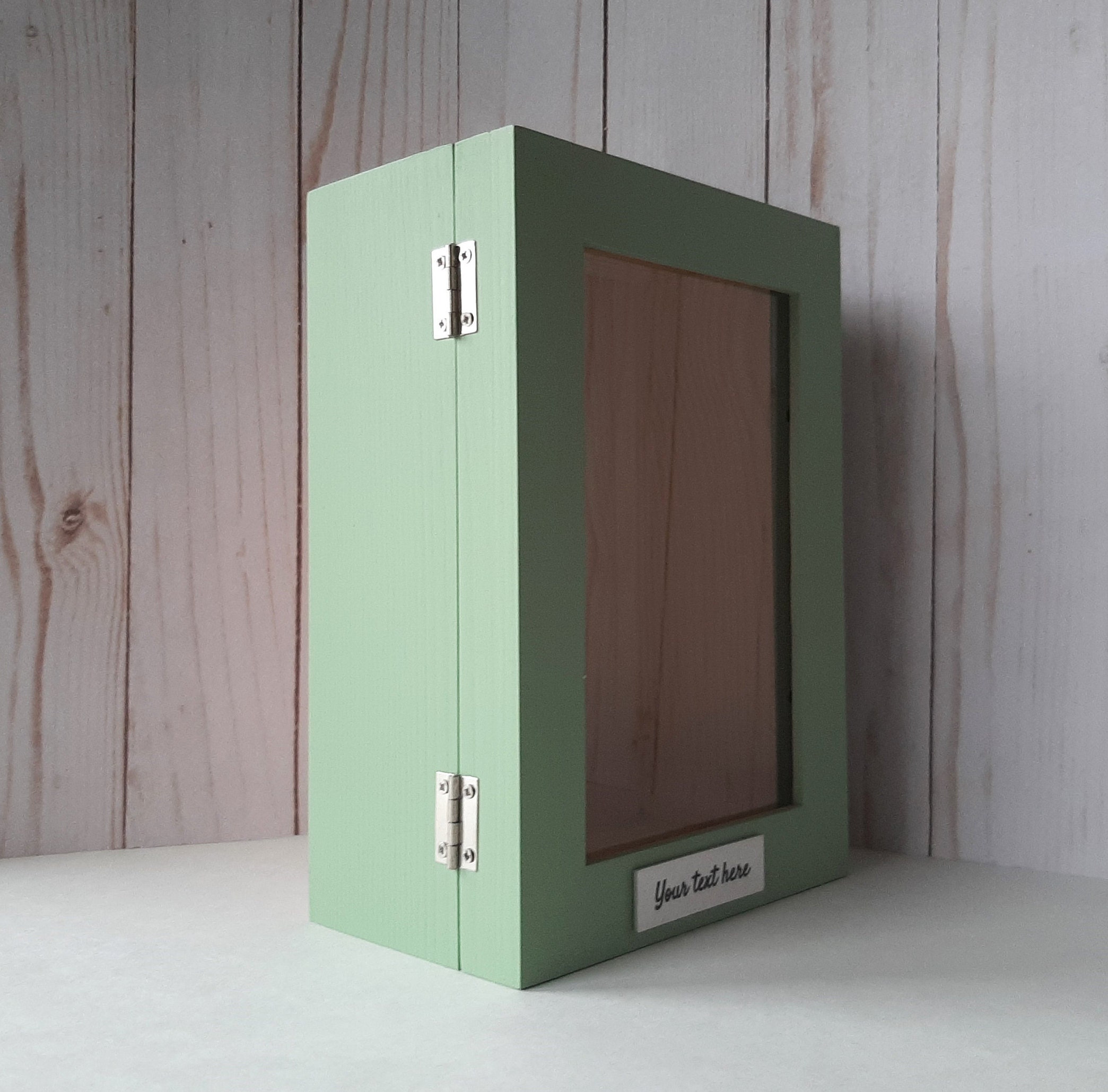 Small Extra Deep Wooden Personalized Shadow Box Frame With - Etsy Canada