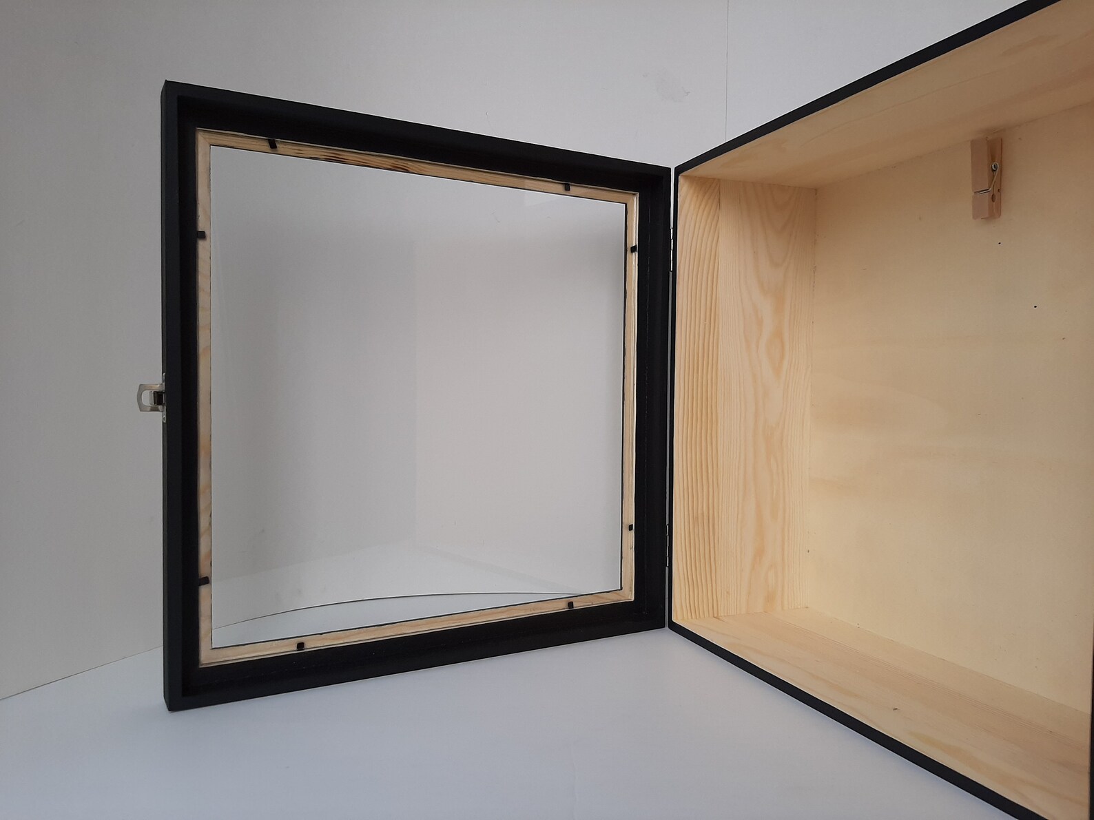 Large Extra Deep Wooden Personalized Shadow Box Frame With - Etsy UK