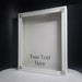 Deep Front Opening 12x12 Shadow Box Frame With Glass, Display Case ...