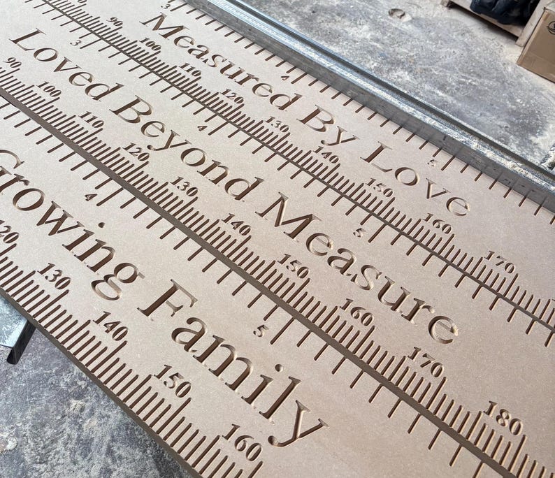 Personalised MDF Height Chart Ruler: Kids Room Decor - Etsy UK