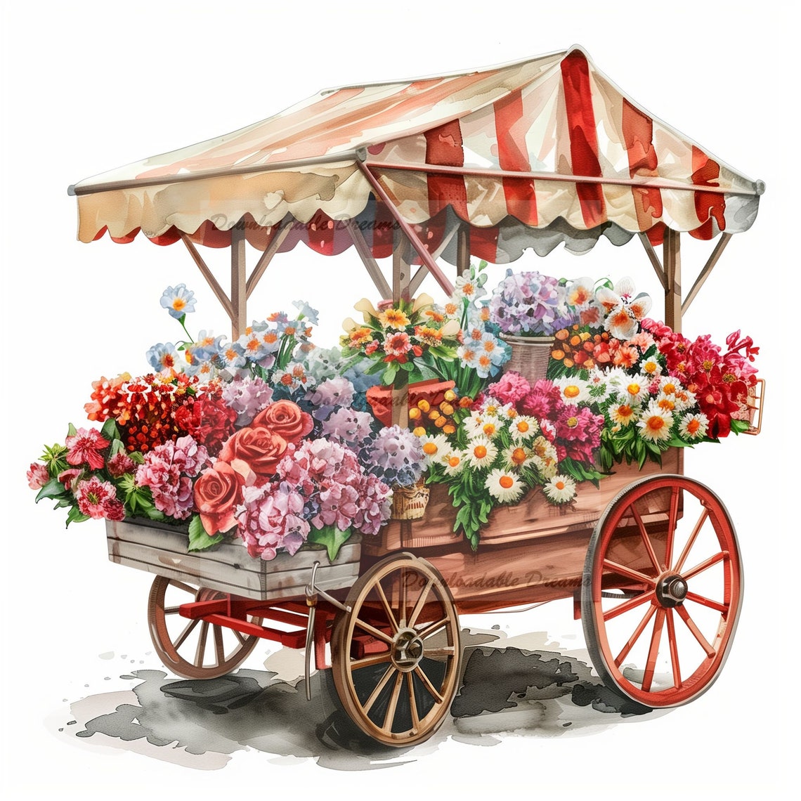 16 Farmer's Market Stands Clipart Bundle High Quality Digital JPG Image ...