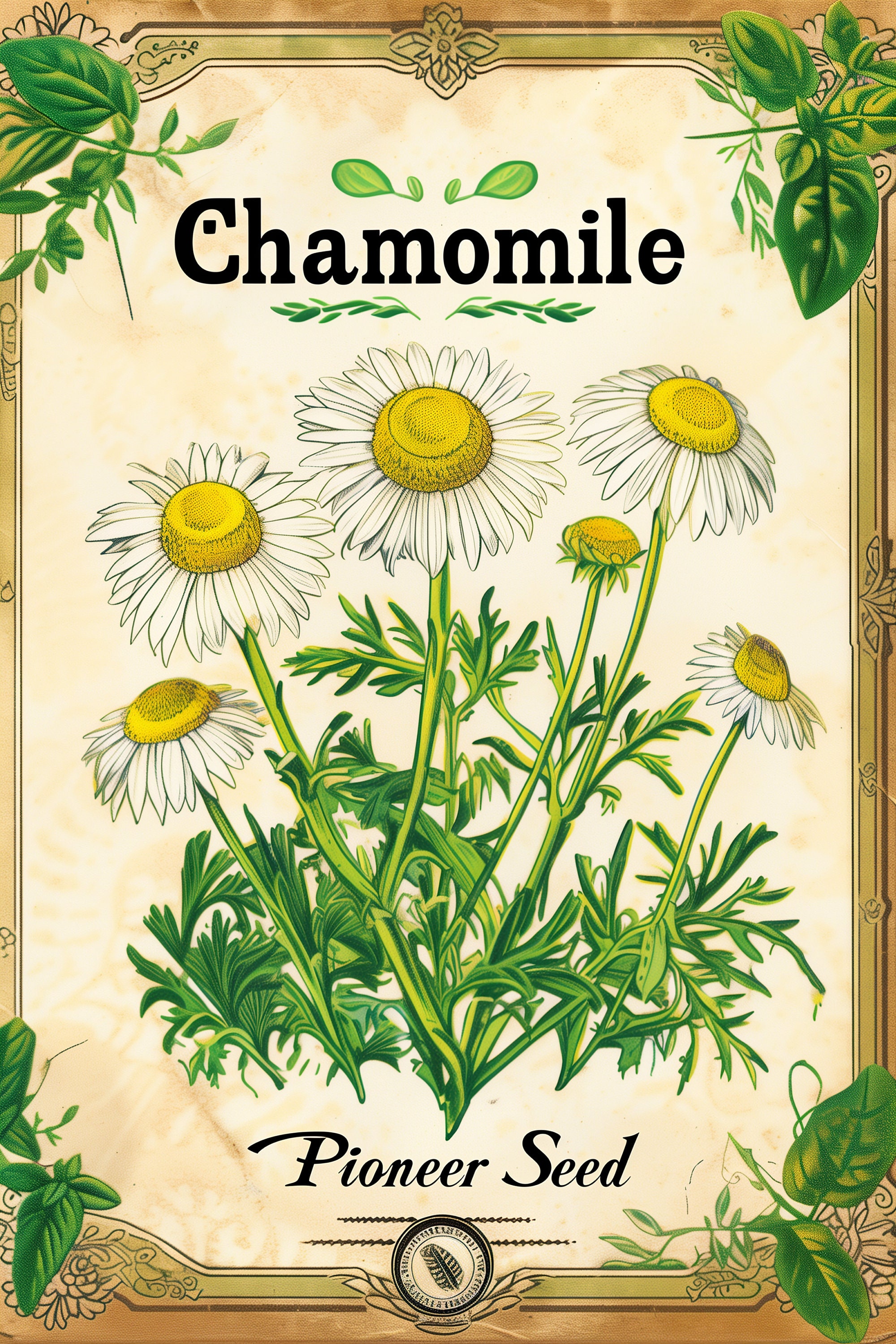 18 Vintage Herb Seed Packets PNG Clipart Bundle Scrapbooking Kit ...