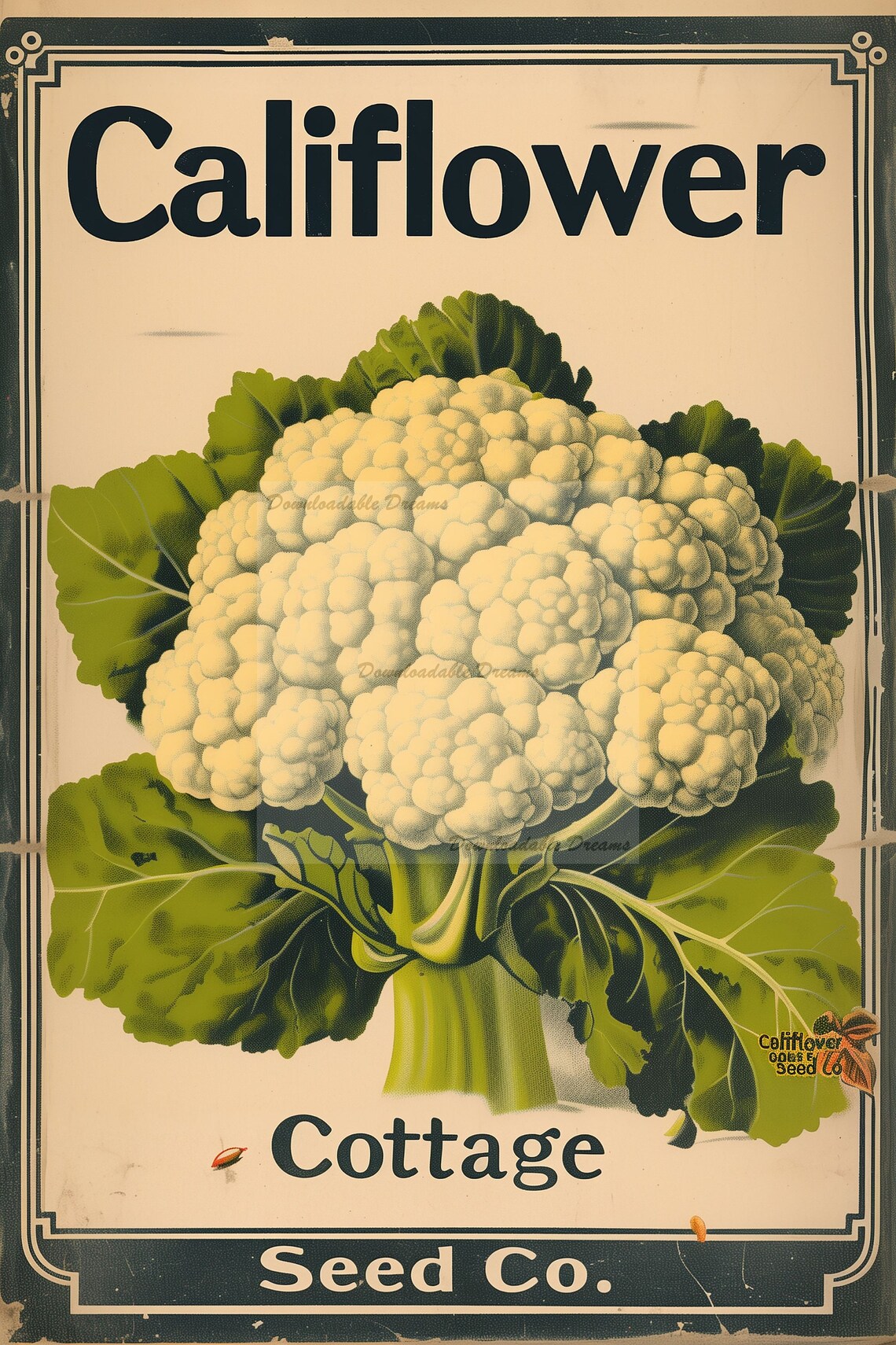 20 Delicious Vintage Vegetable Seed Packet PNG Clipart Bundle ...