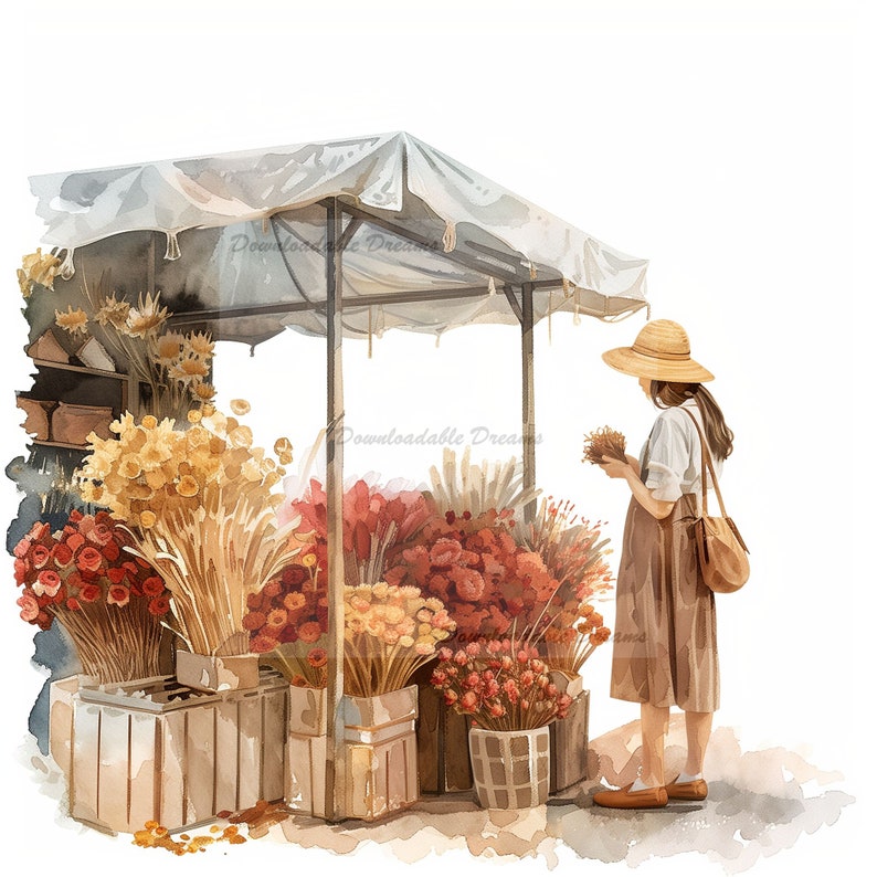 Watercolor Farmer's Market Clipart Bundle (digital Download) - Etsy