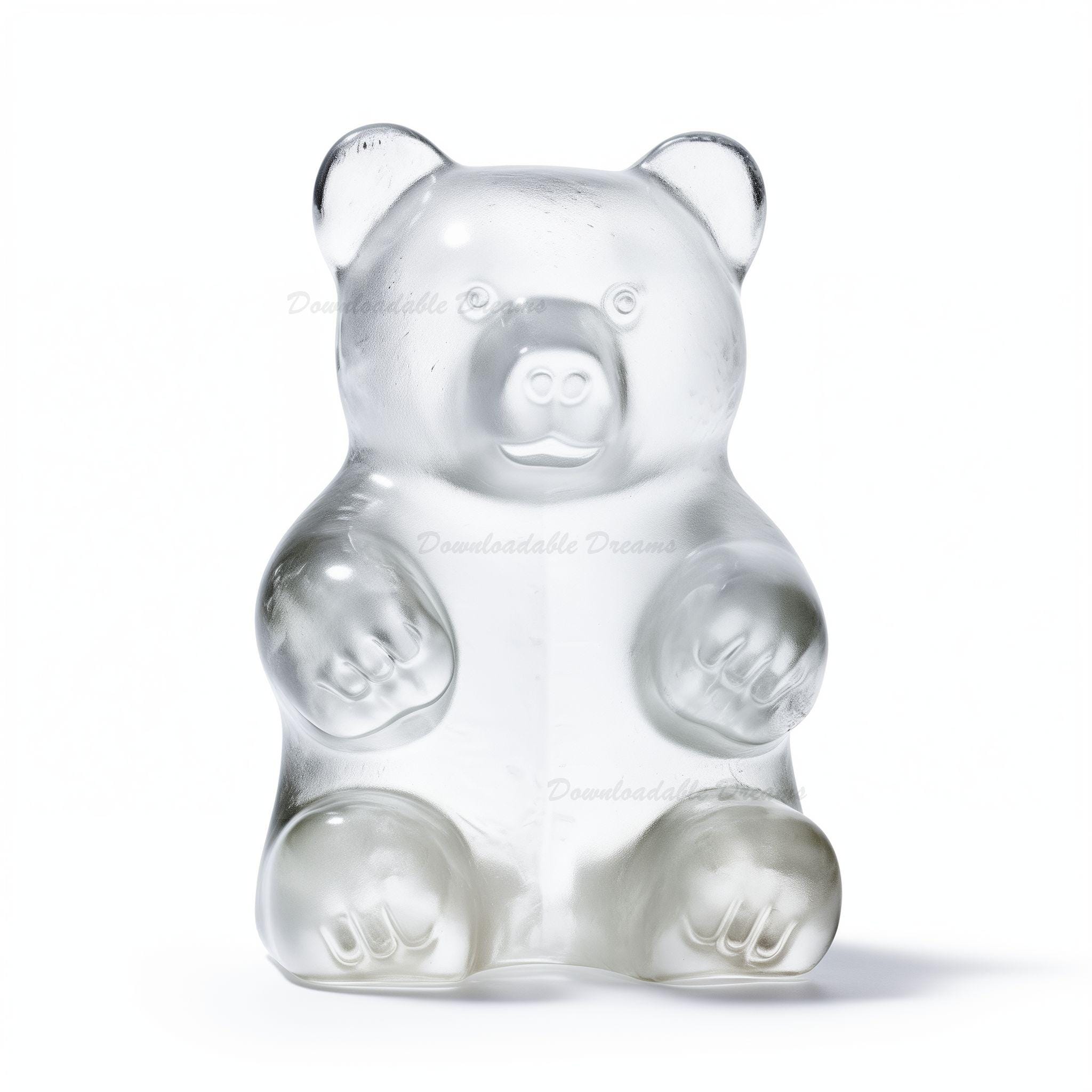 Watercolor Gummy Bears Clipart Bundle: Realistic Candy Designs (digital ...