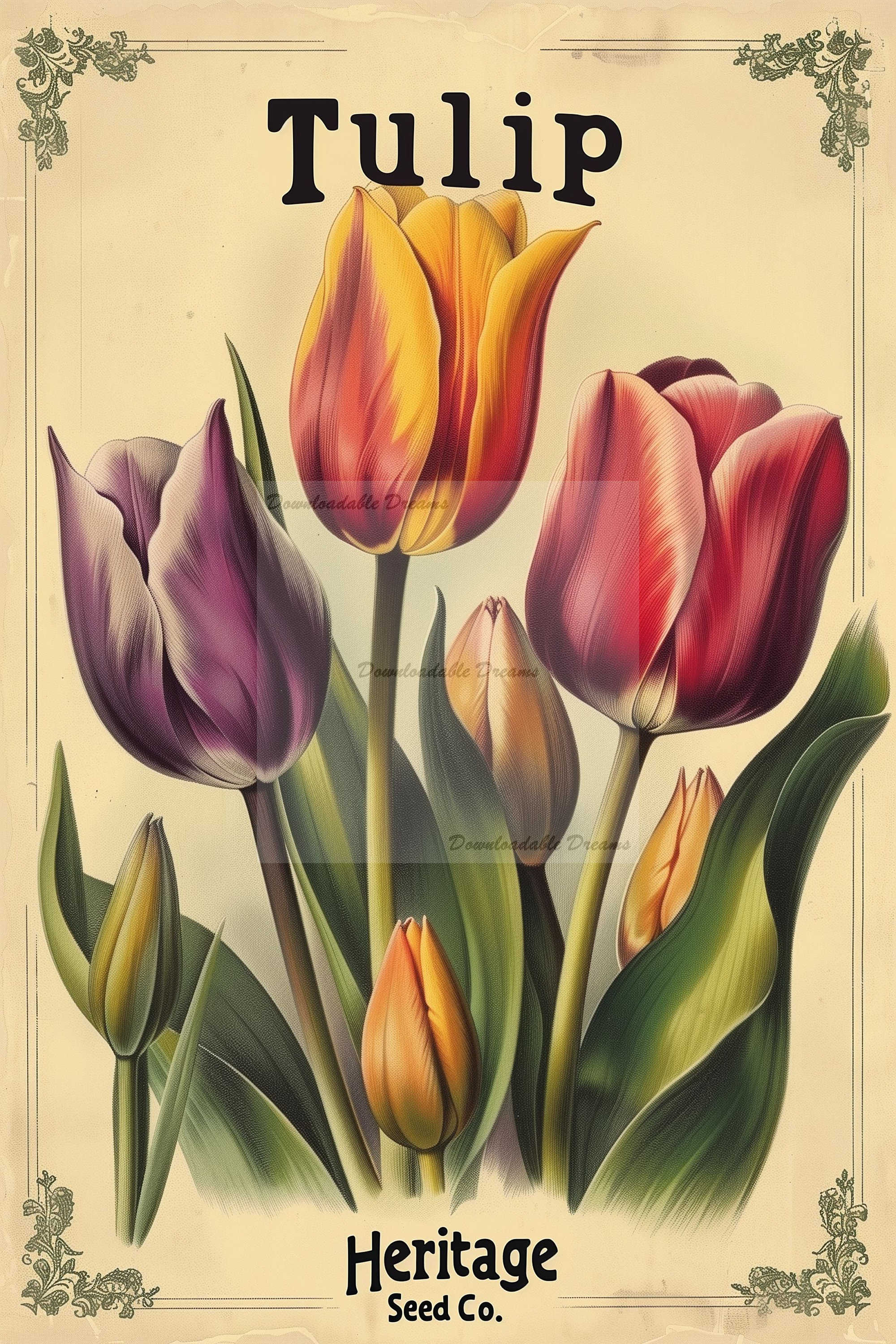 78 Mega Bundle of Vintage Seed Packet PNG Clipart Bundle Scrapbooking ...