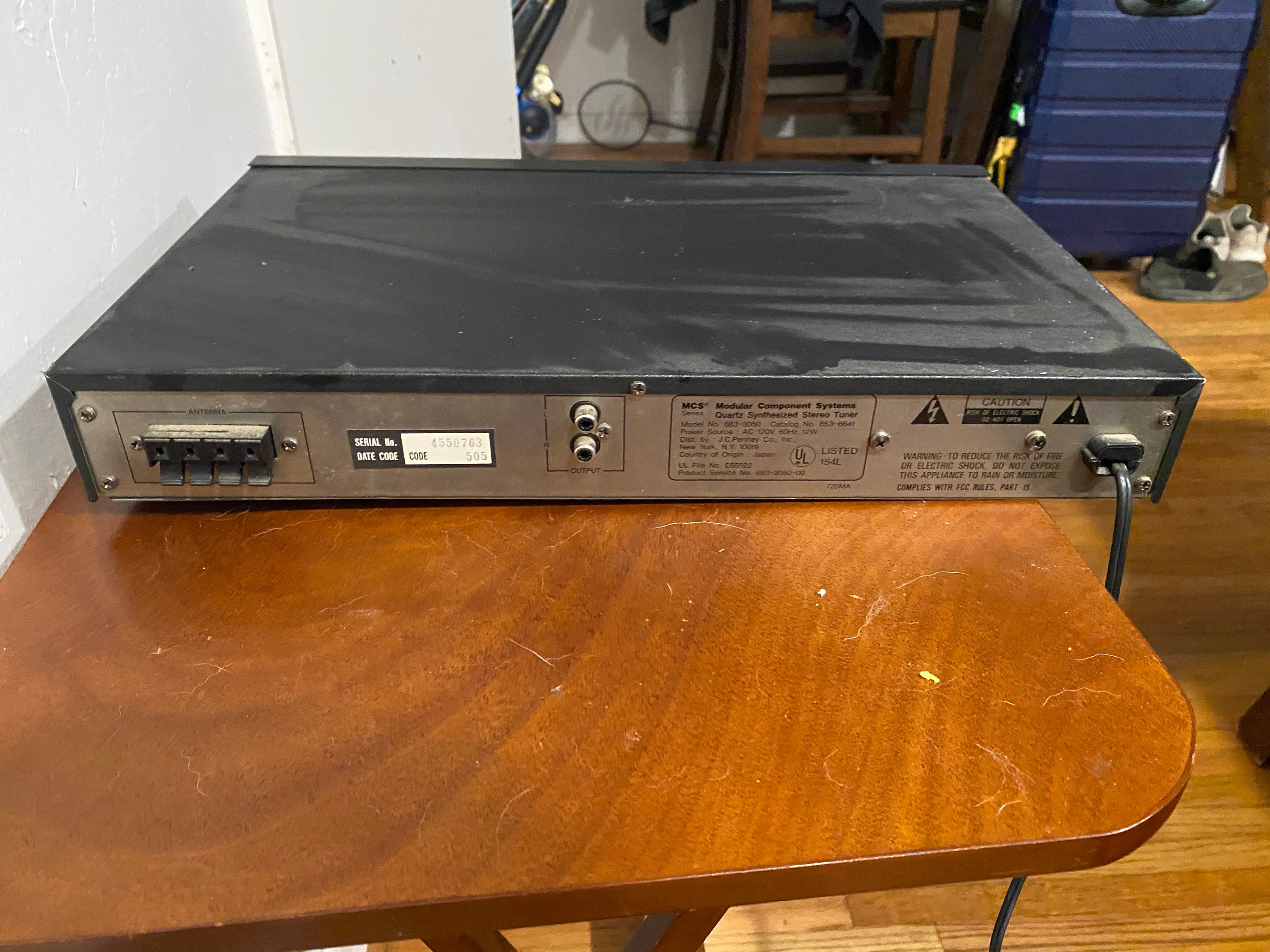 Vintage MCS Series 3050 Synthesized Stereo Tuner Am/fm Japan Rare ...