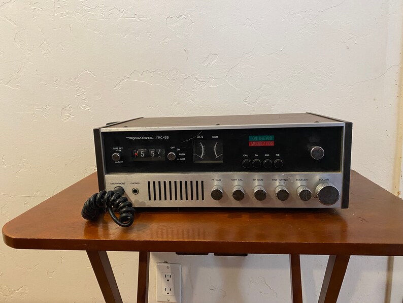 Realistic TRC-55 CB Base Station Transceiver w/ Microphone | Etsy