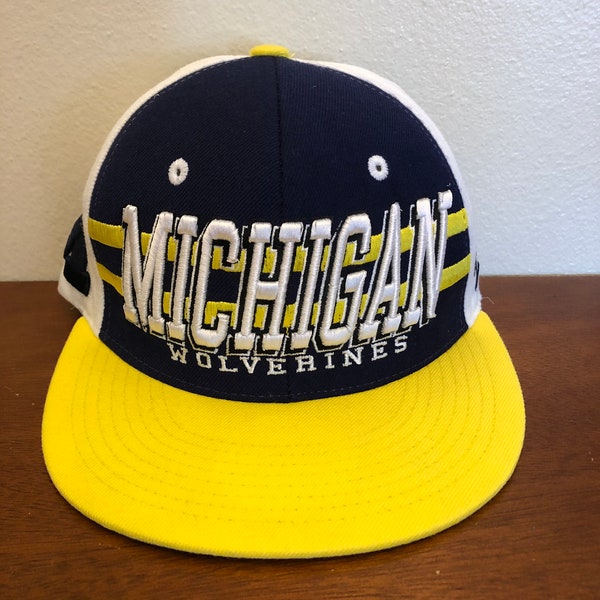 Michigan Wolverines Hat Vintage - Etsy
