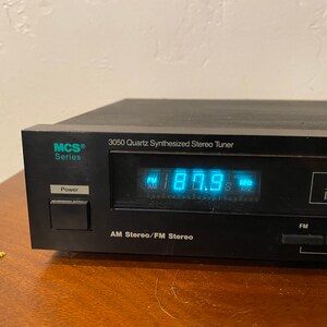 Vintage MCS Series 3050 Synthesized Stereo Tuner Am/fm Japan Rare ...