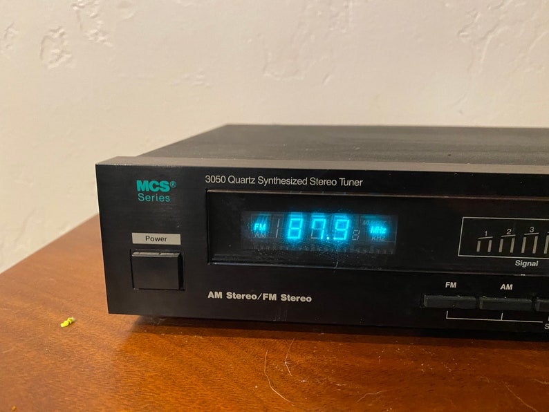 Vintage MCS Series 3050 Synthesized Stereo Tuner Am/fm Japan Rare ...