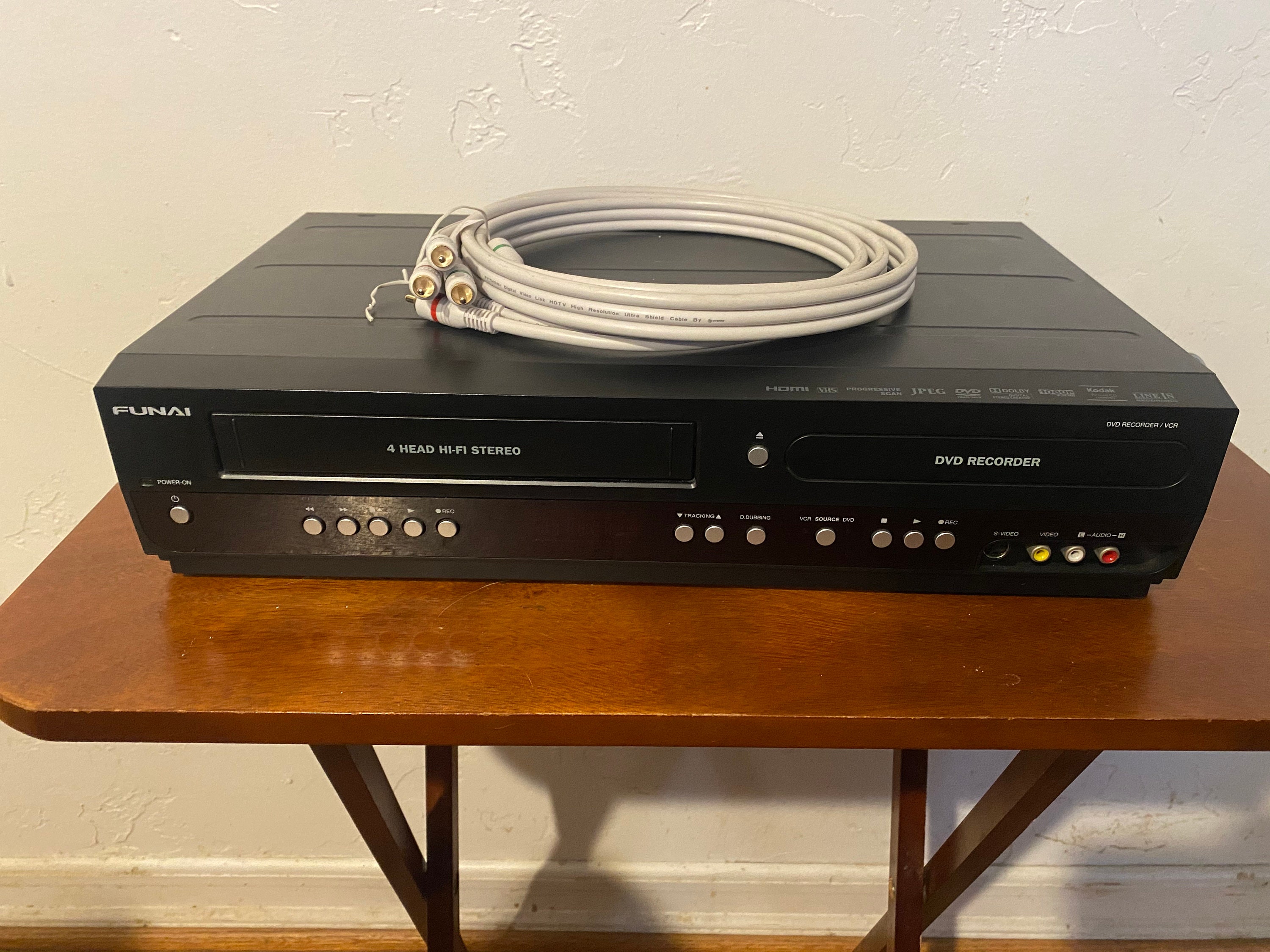 Funai Dvd Vcr Rear View