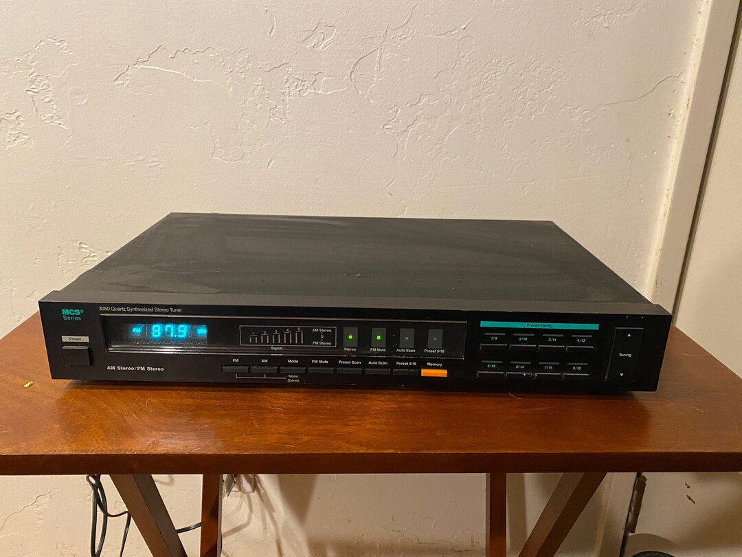 Vintage MCS Series 3050 Synthesized Stereo Tuner Am/fm Japan Rare ...