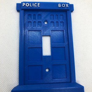 Tardis Light Switch Painted From Doctor Who - Etsy