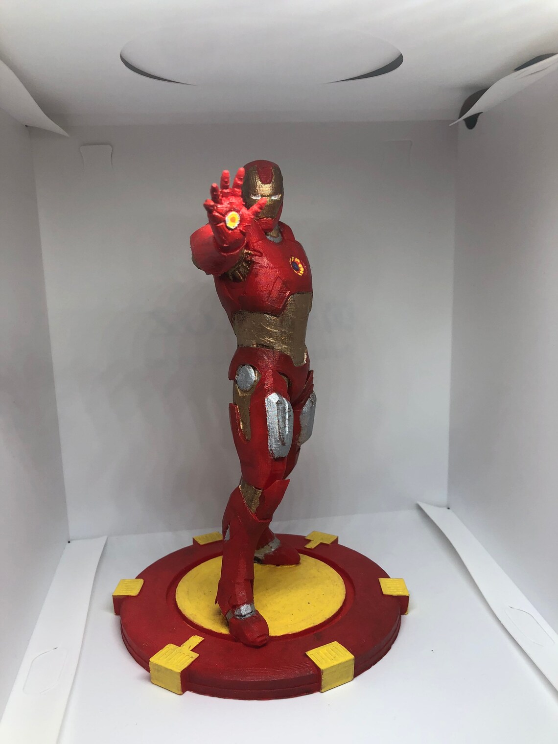Iron Man Inspired Painted Statue, PLA - Etsy