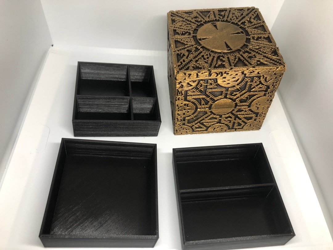 Painted Hellraiser Inspired Lament Configuration Jewelry Box, PLA Black ...