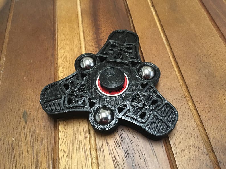 Custom Star Wars Inspired Fidget Spinner Toy Darth Vader EDC W/ ABEC-9 ...