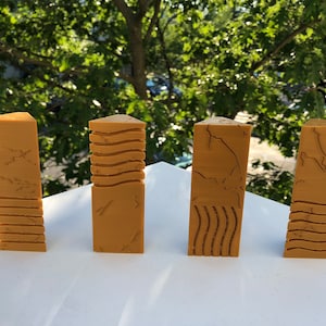 Half-size the Fifth Element Inspired PLA Elemental Stones (water, Wind ...