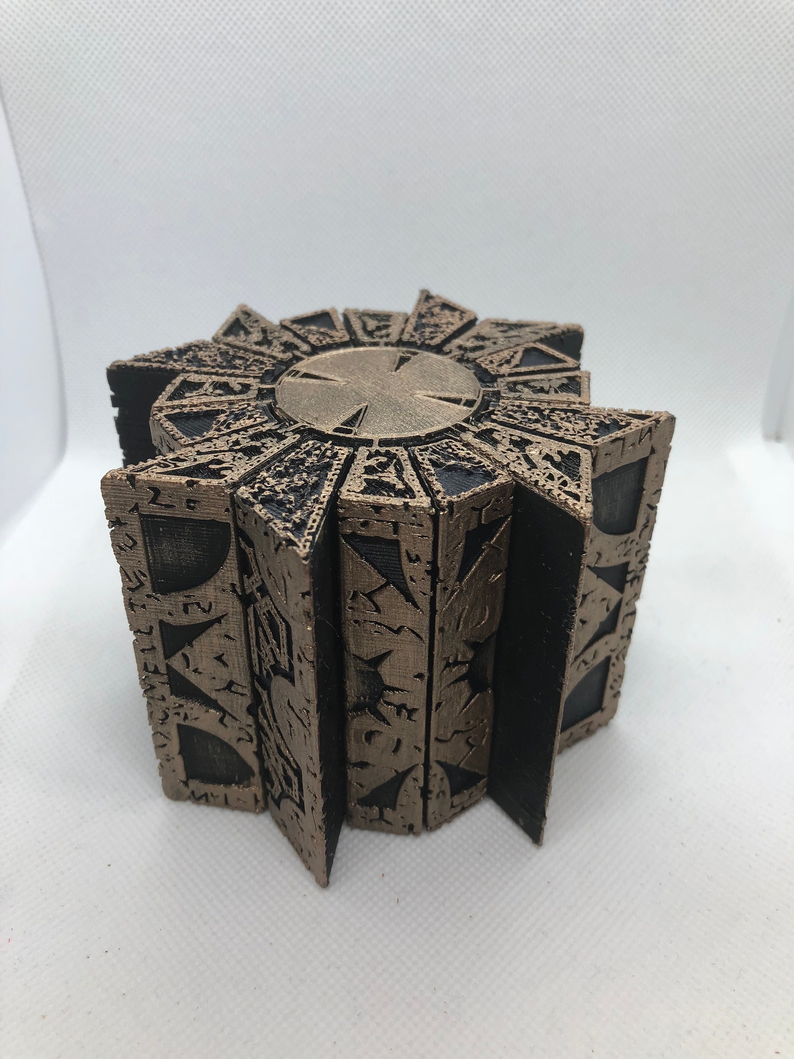 Painted Hellraiser Inspired Functional Puzzle Box Lament - Etsy