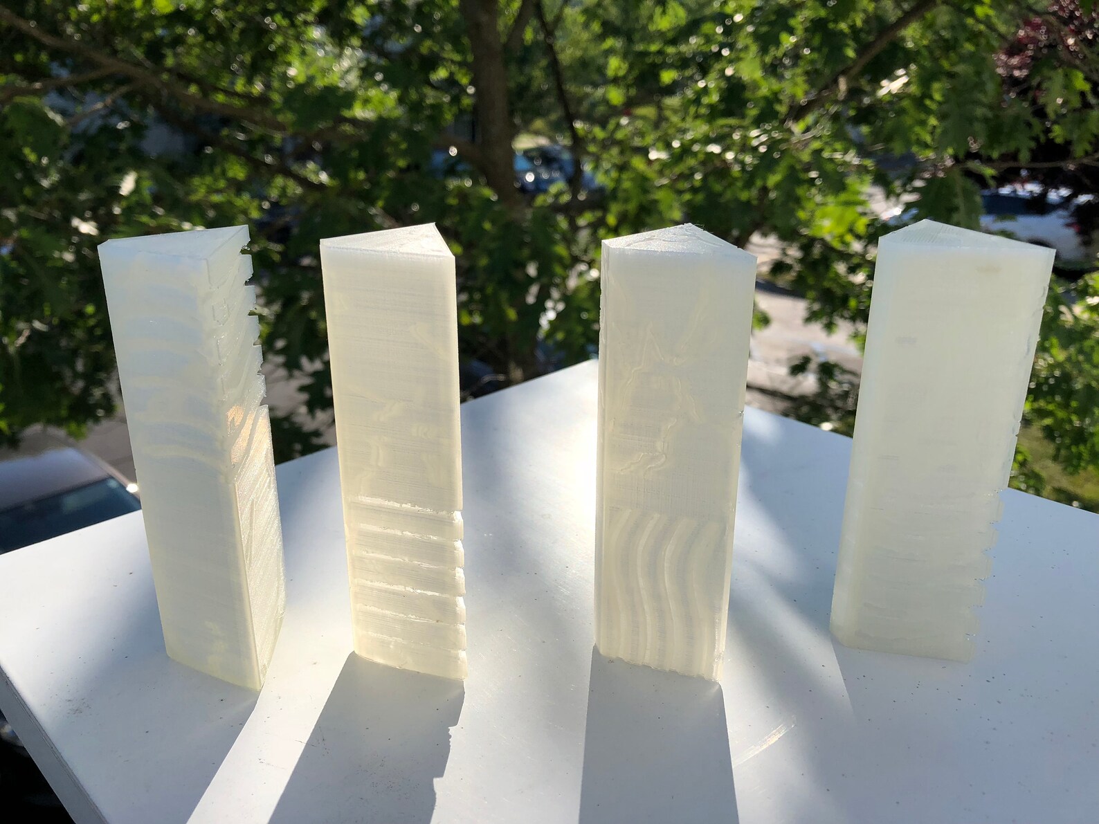 Half-size the Fifth Element Inspired PLA Elemental Stones (water, Wind ...