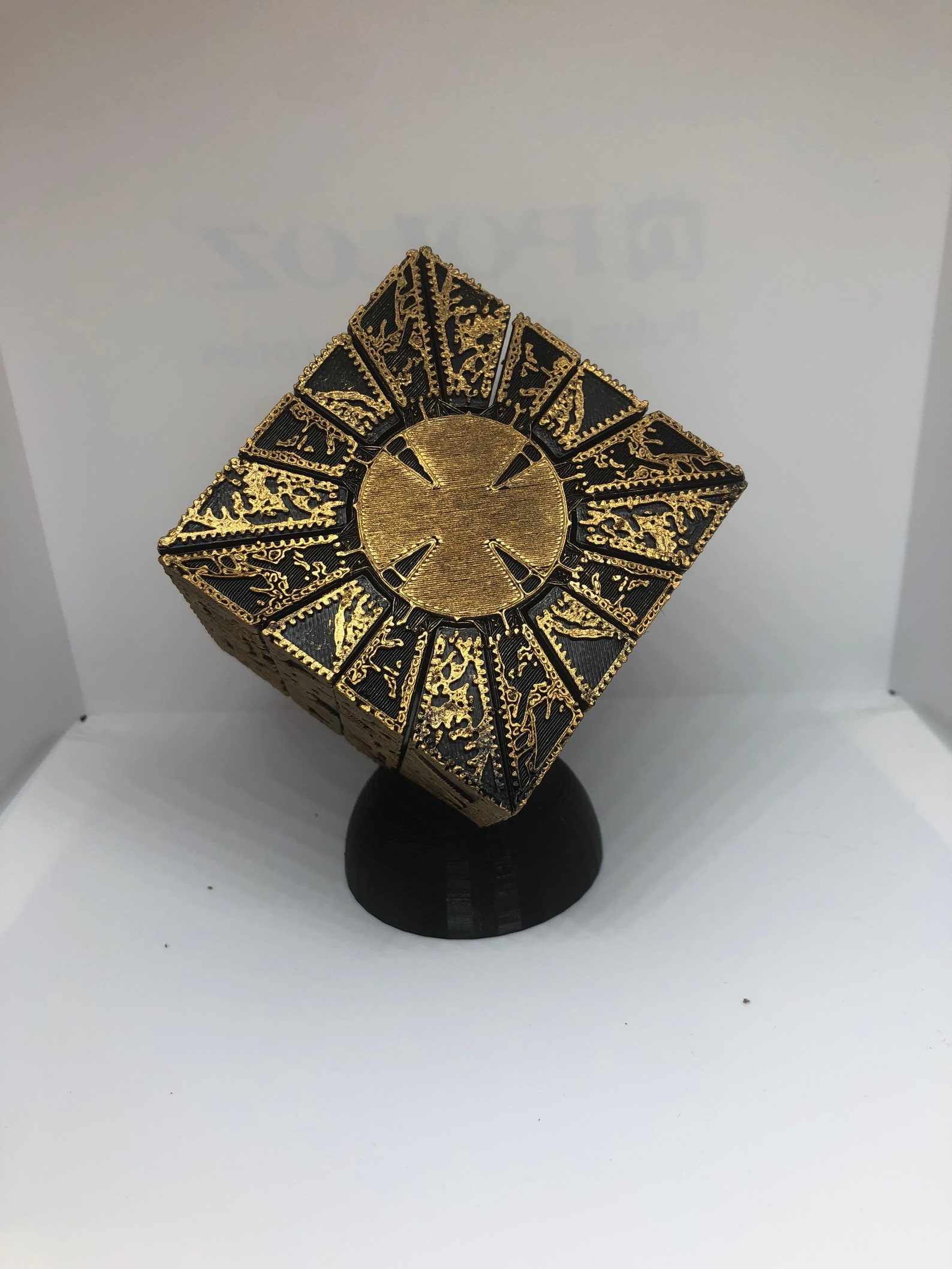Painted Hellraiser Inspired Functional Puzzle Box Lament Configuration ...