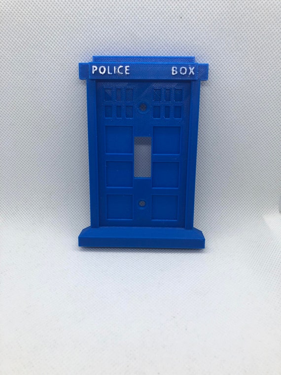 Tardis Light Switch Painted From Doctor Who - Etsy