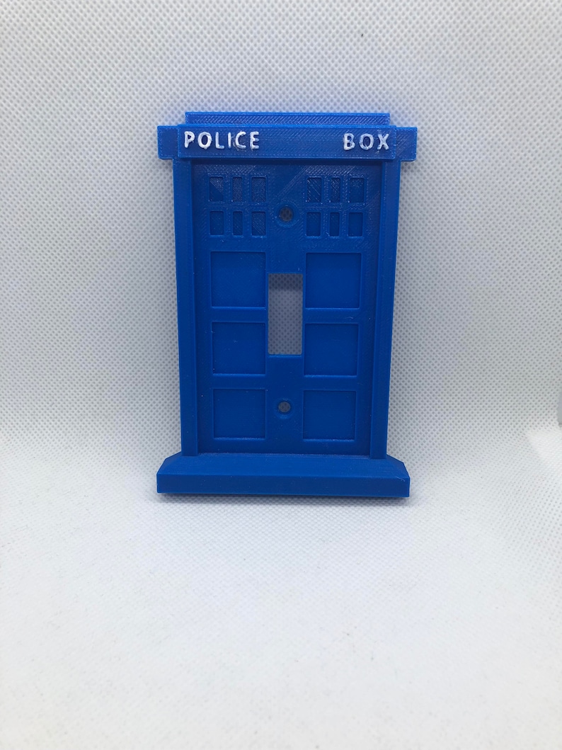 Tardis Light Switch Painted From Doctor Who - Etsy